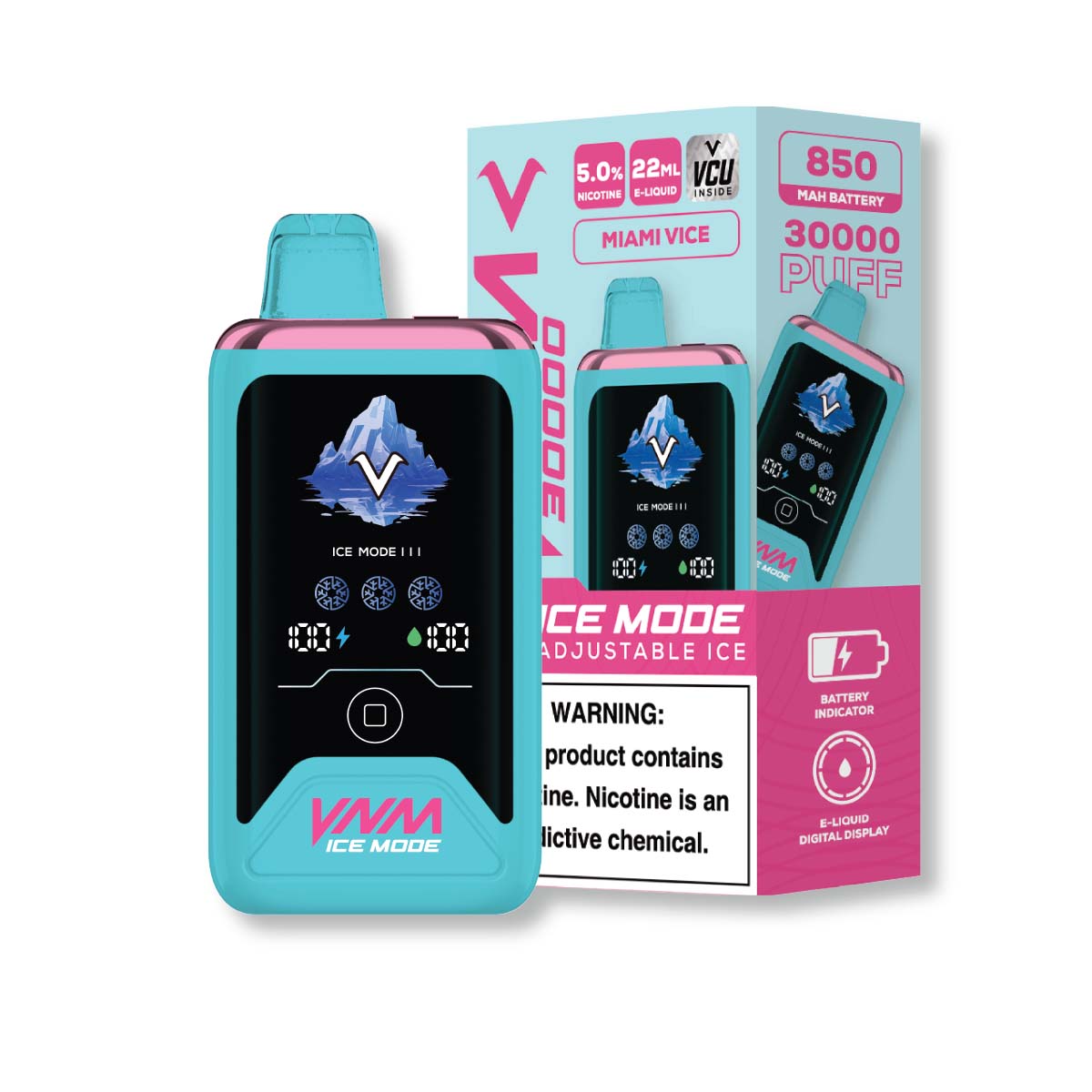 VNM Hypercharged – VNM Nicotine Disposable – World's First Ice Mode Nic ...